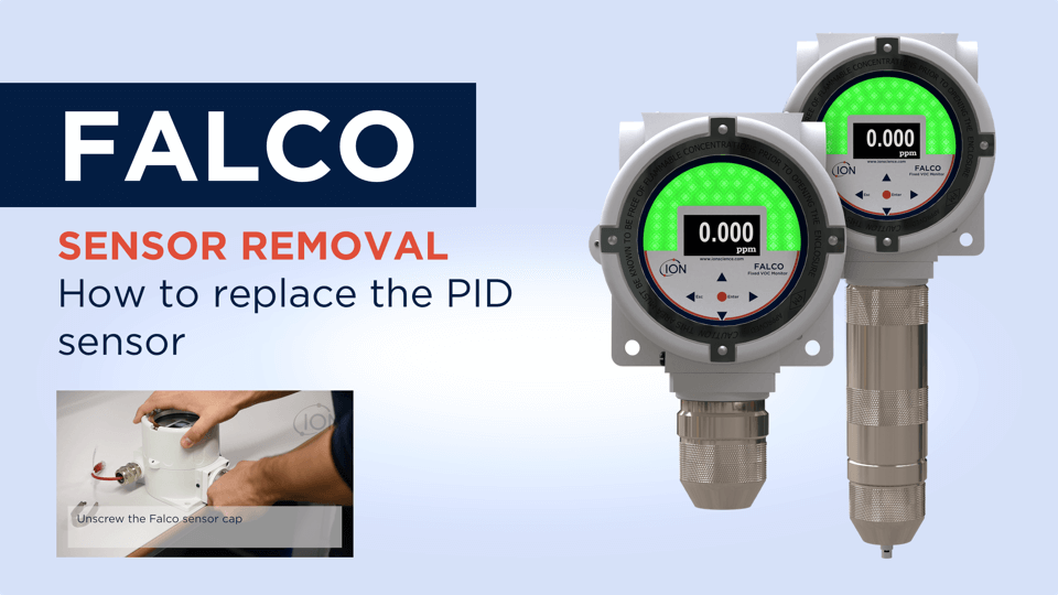 Falco - How to replace the PID sensor - Ion Science UK
