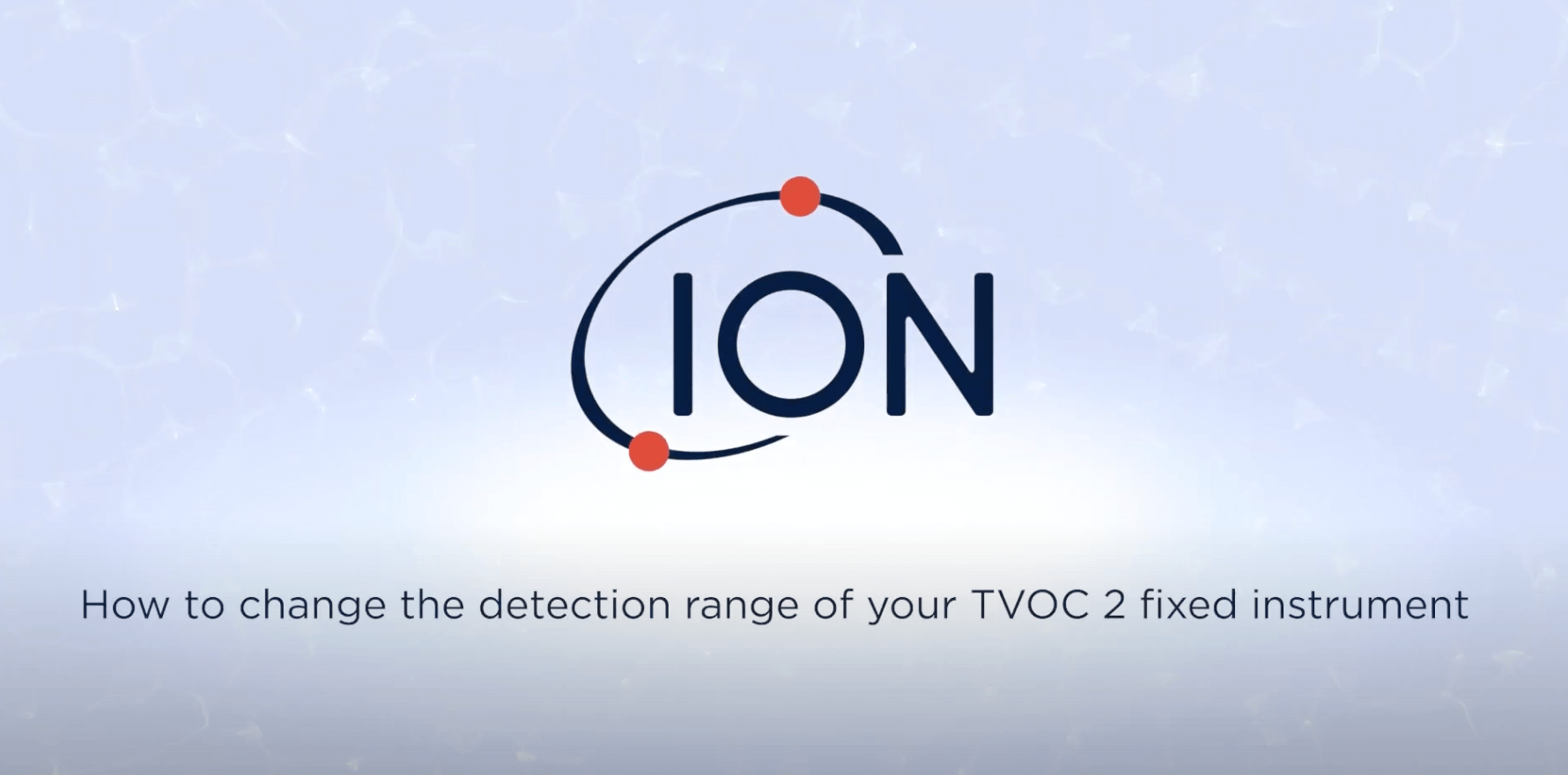 How to change the detection rage on TVOC 2 - Ion Science UK